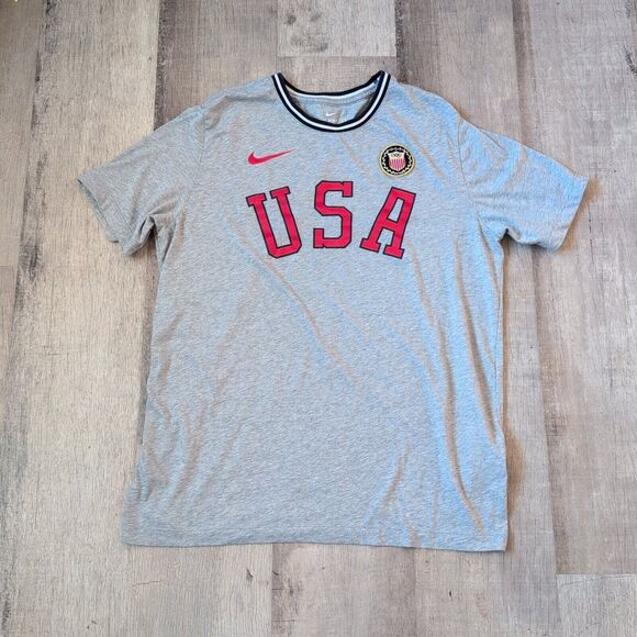 Nike | Shirts | Nike Team Usa Size L Tokyo 220 Olympic Jersey Patch ...